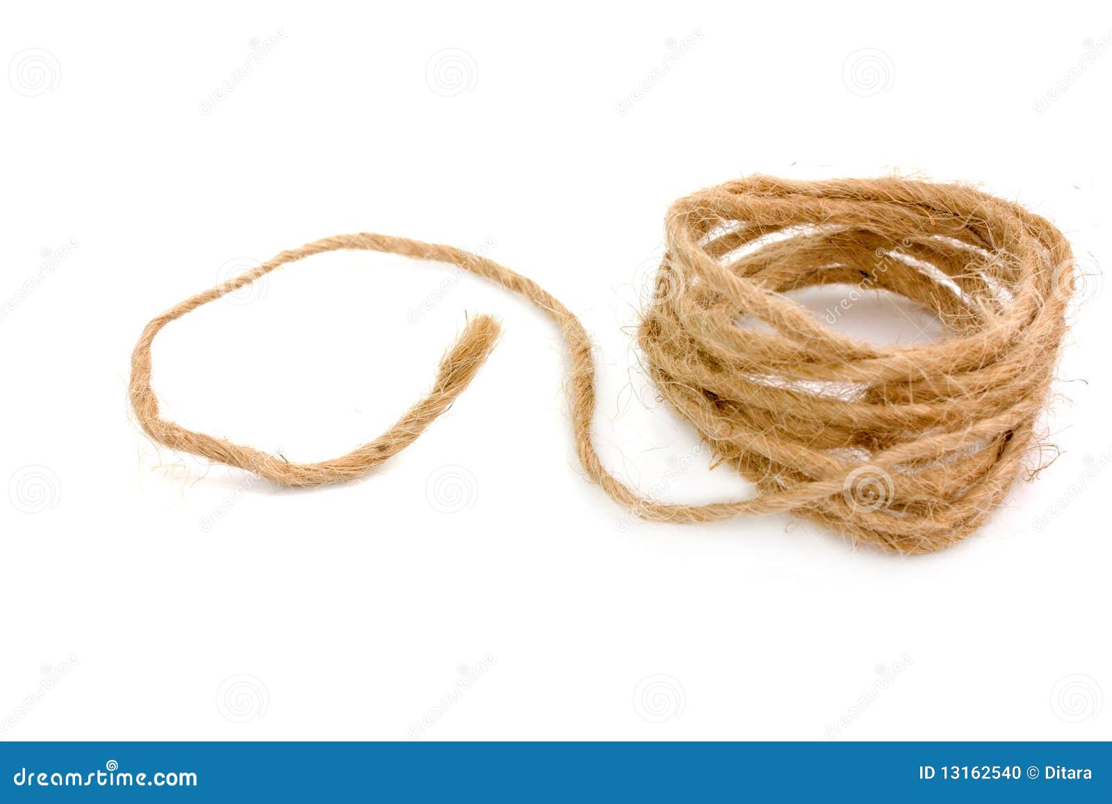 Natural Brown Rope Stock Photo - Image: 13162540