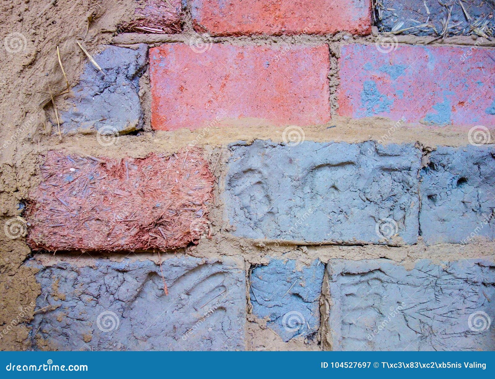 Natural Building with Earth Blocks Stock Image - Image of natural ...