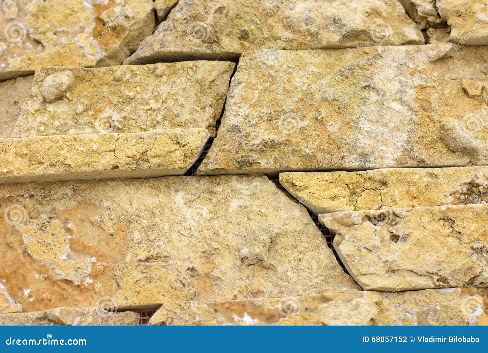 Natural Building Stone Cladding Stock Photo - Image of natural, smooth ...