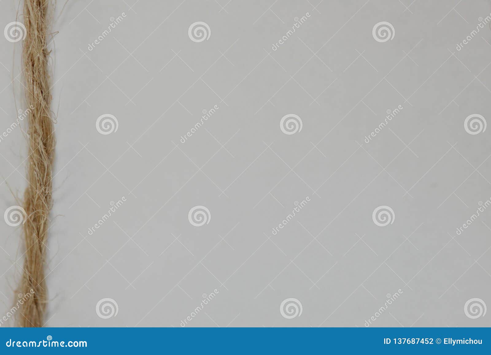 Natural Burlap String on White Background Stock Photo - Image of ...