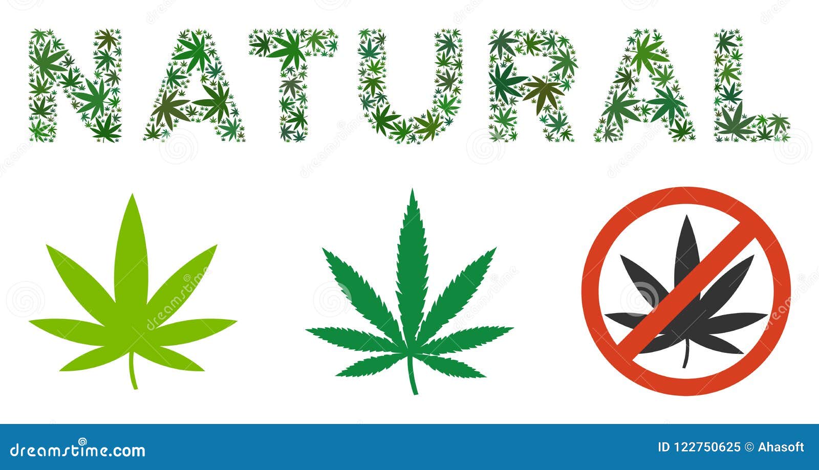 Marijuana Leaf Green Background Cartoon Vector | CartoonDealer.com ...