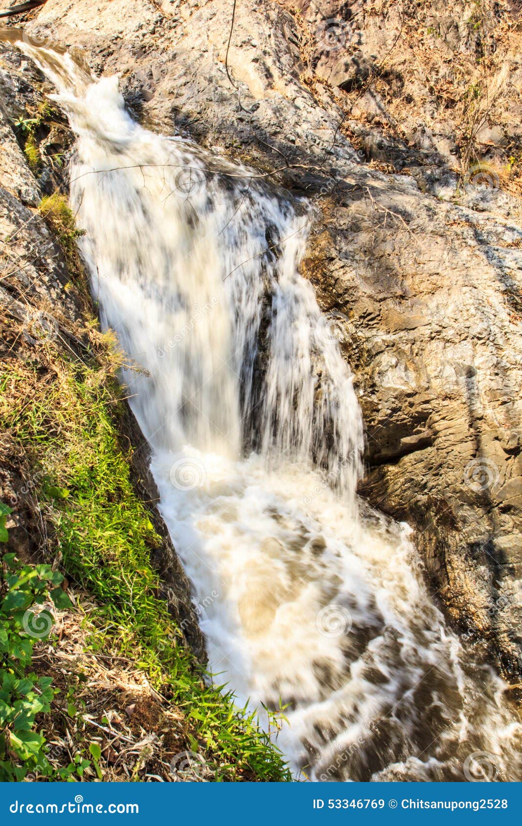 Natural cascade stock image. Image of fall, life, beautiful - 53346769