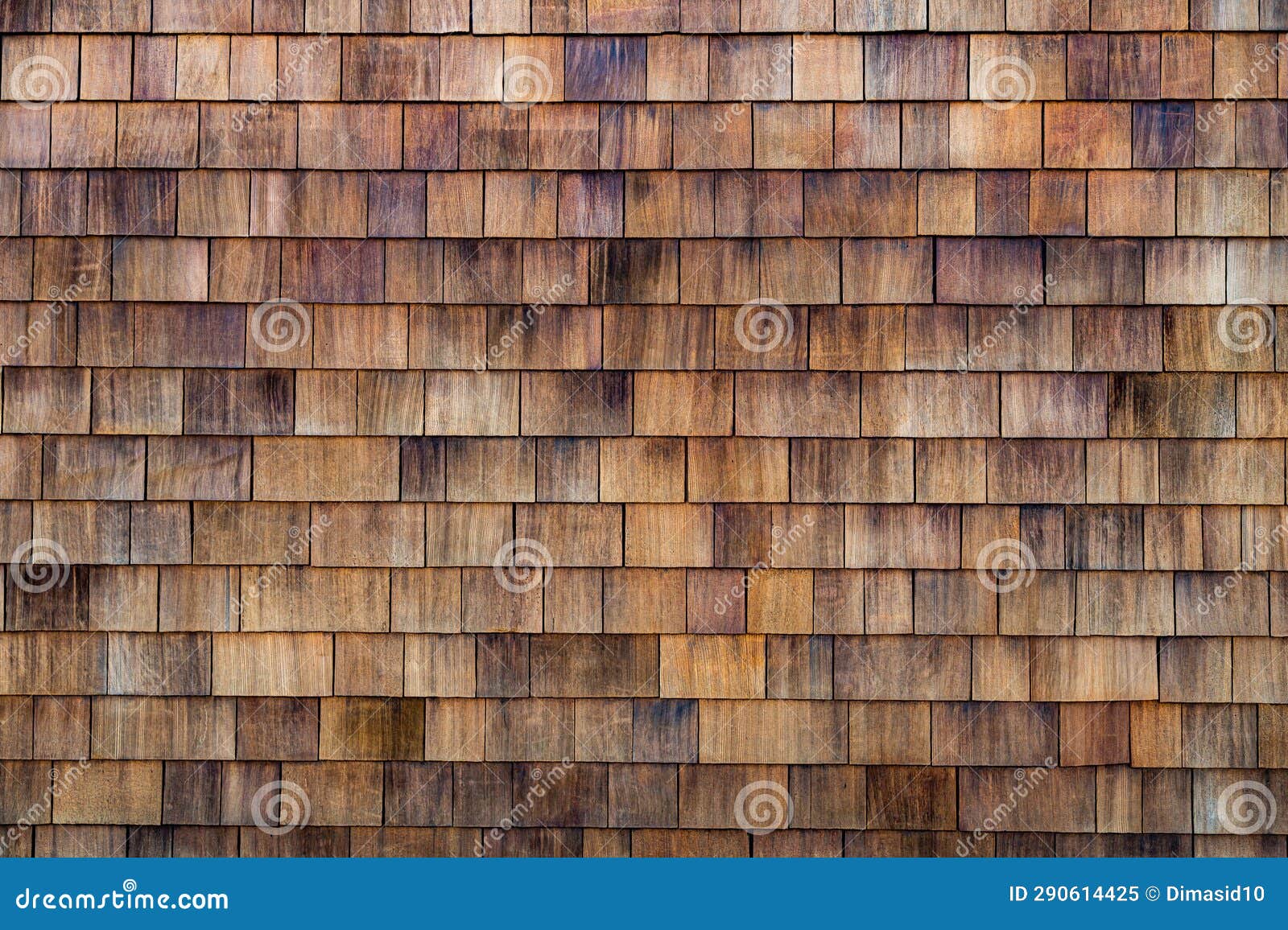 Natural Cedar Shingle Siding Stock Image - Image of wallpaper, slate ...