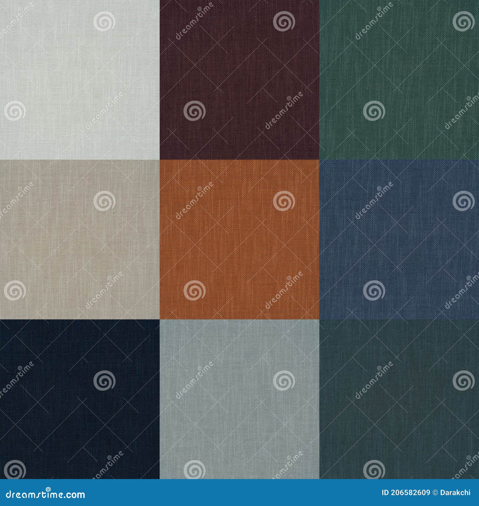 Natural Cloth Background Collection, 3D Render Illustration Stock ...