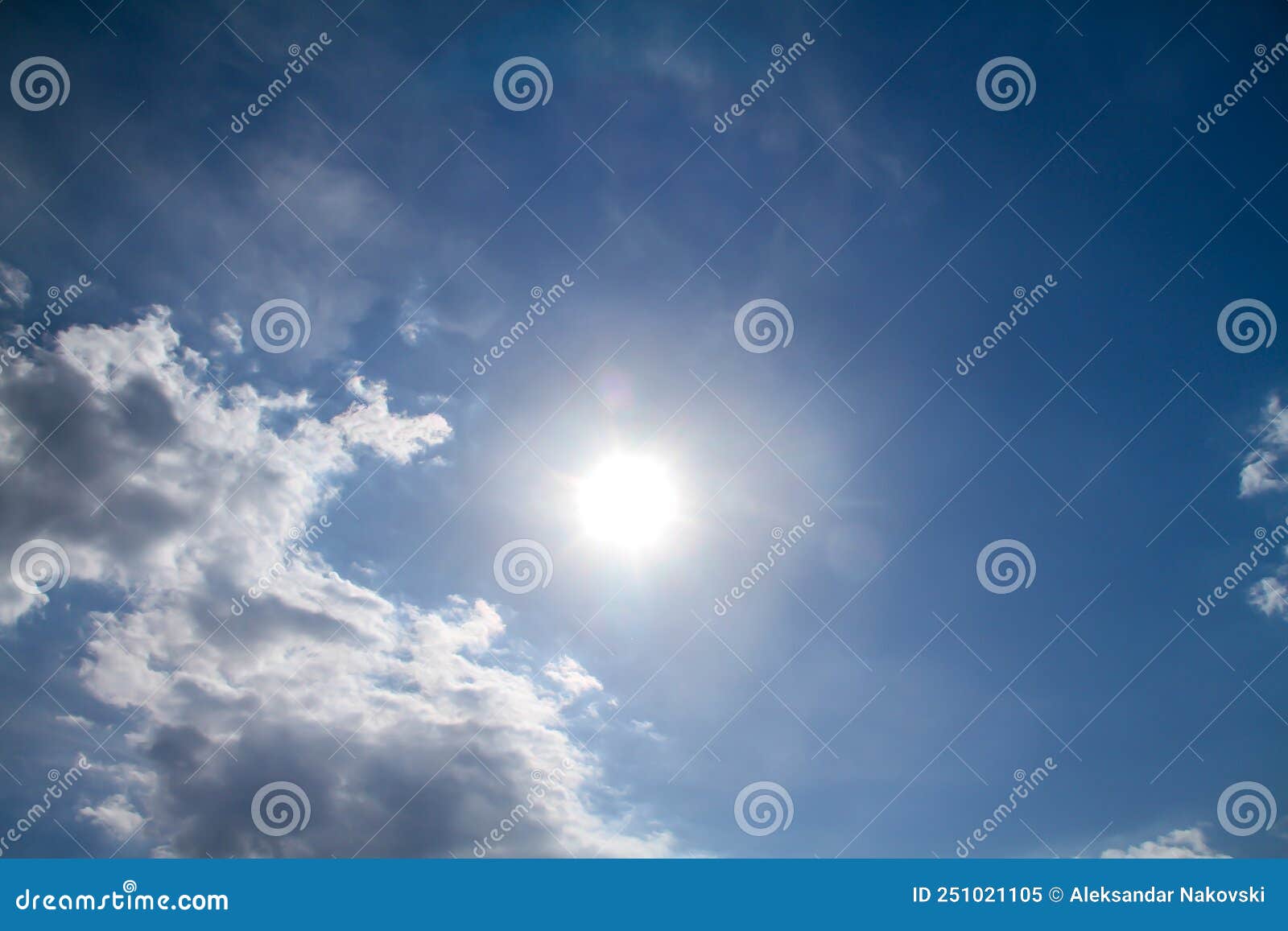 Clouds blue sky sun ray stock image. Image of backdrop - 251021105
