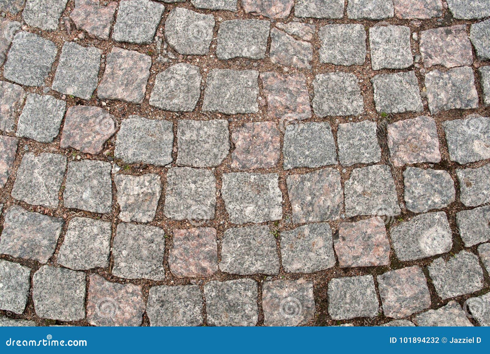 Natural Cobblestone Pavement or Texture Stock Photo - Image of gray ...