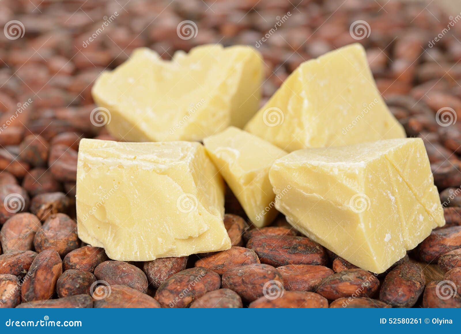 Natural cocoa butter stock image. Image of white, product - 52580261
