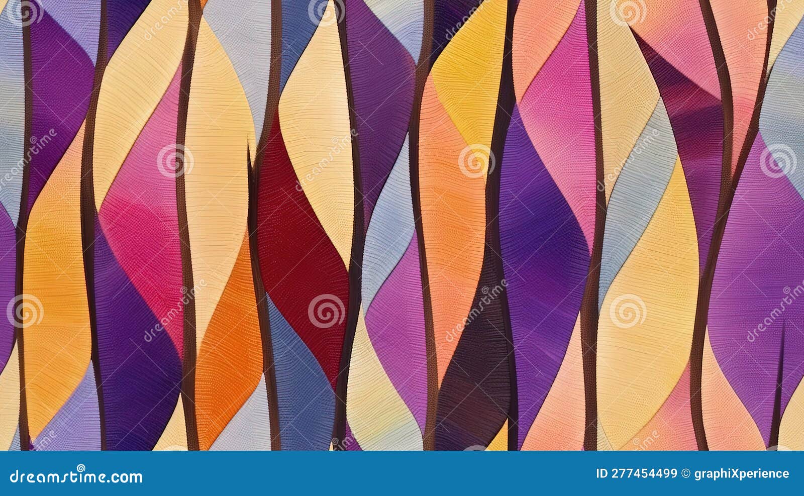Vivit Color Fabric Pattern Design Stock Illustration - Illustration of ...