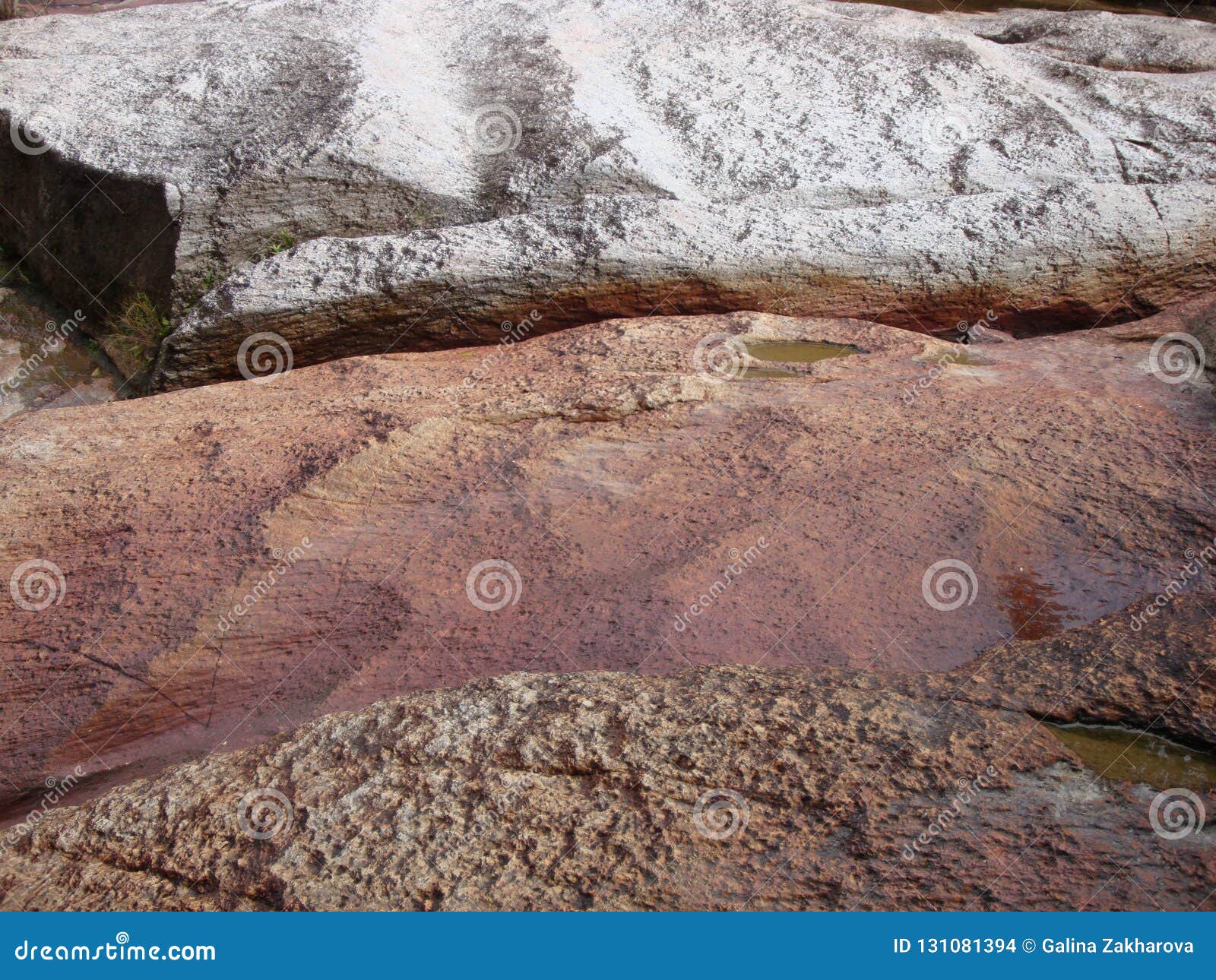 Natural Colorful Stone Slabs. Stock Photo - Image of material ...