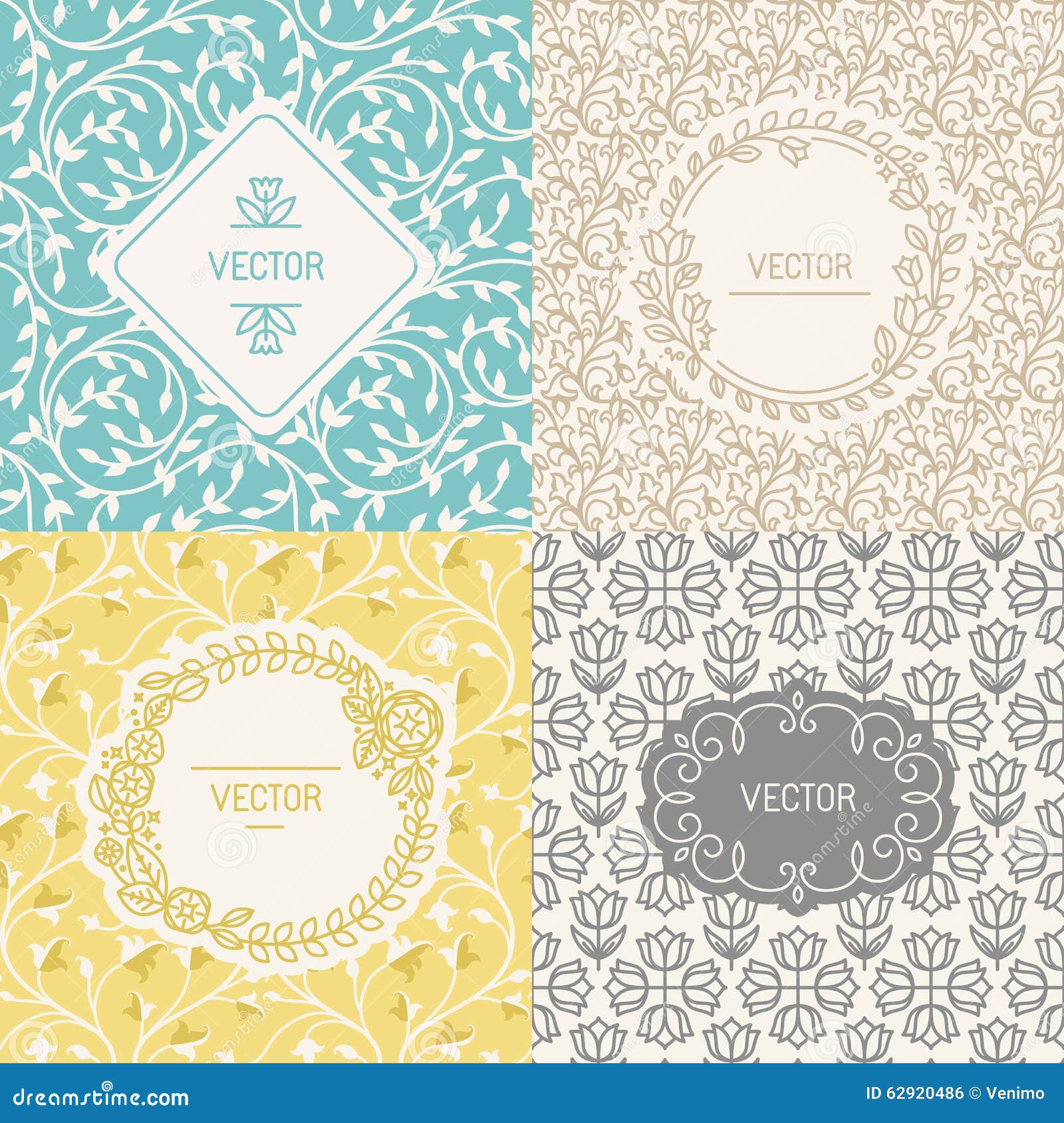 Natural Cosmetics Packaging Stock Vector - Illustration of border ...