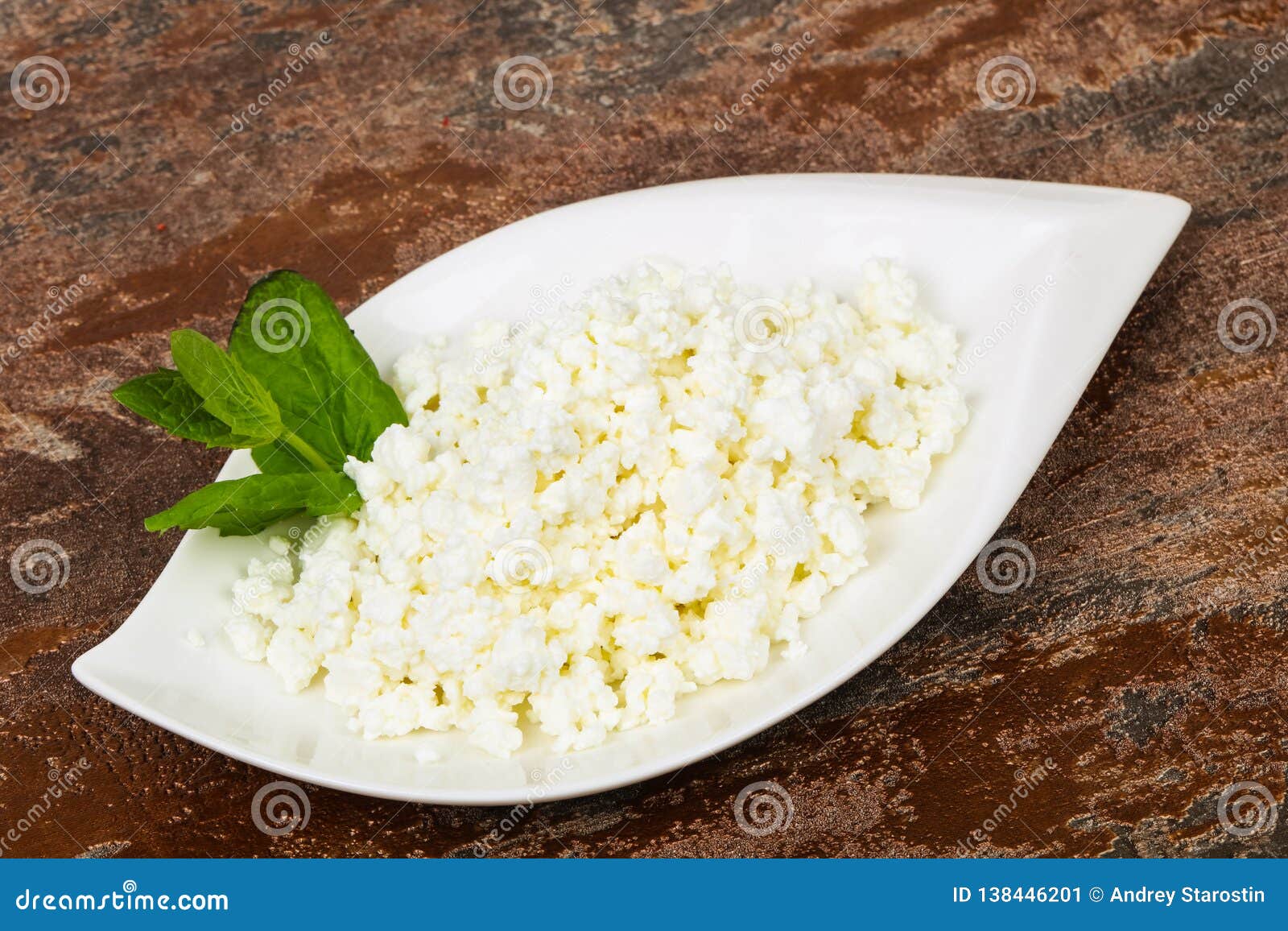 Natural cottage cheese stock image. Image of homemade - 138446201