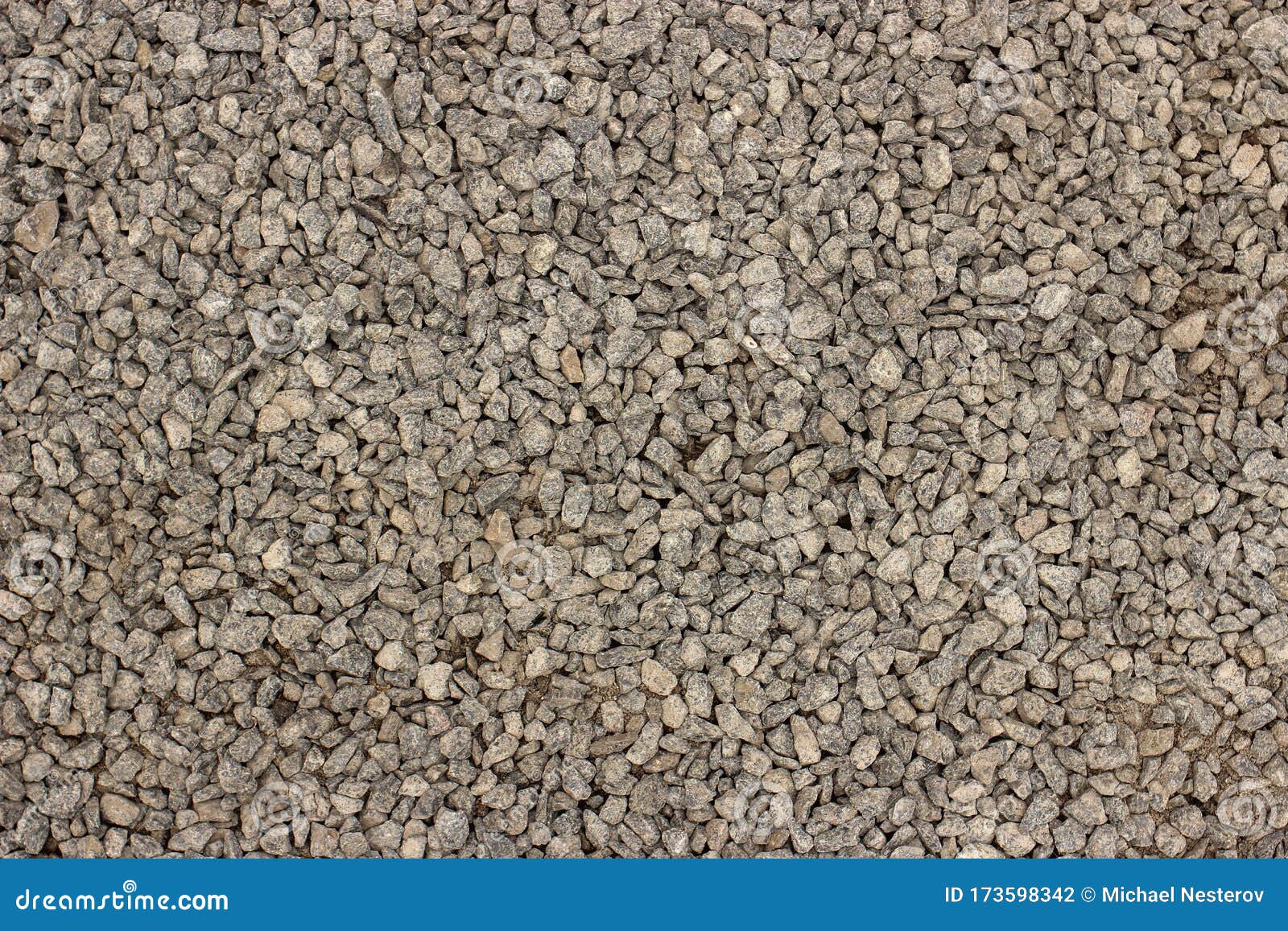 Natural Crushed Stone, Building Material. Background, Texture with ...