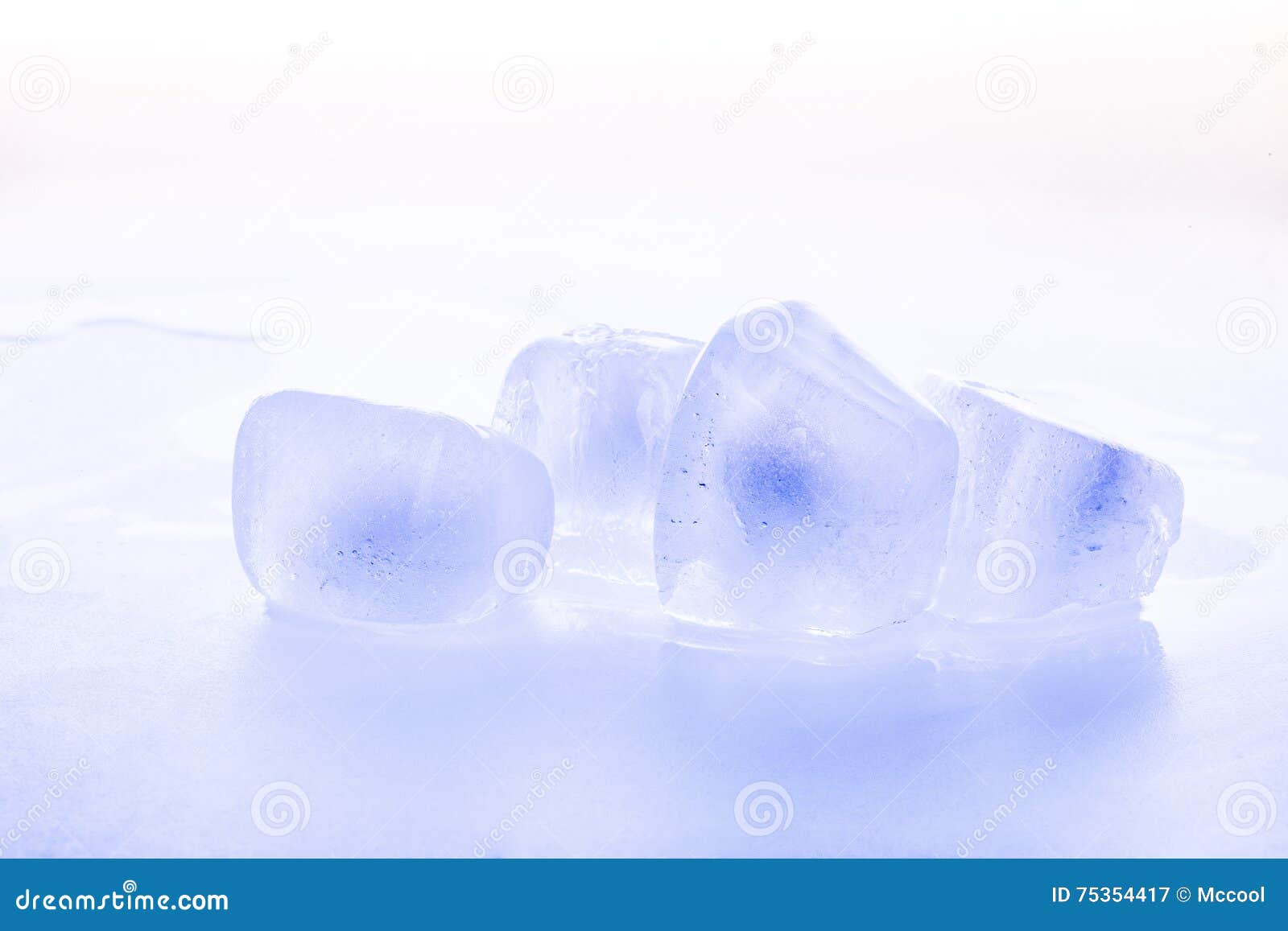 Natural cubes of ice stock image. Image of food, freeze - 75354417