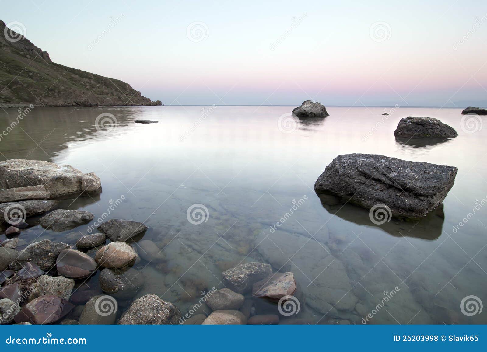 Natural decline on the sea stock photo. Image of landscape - 26203998