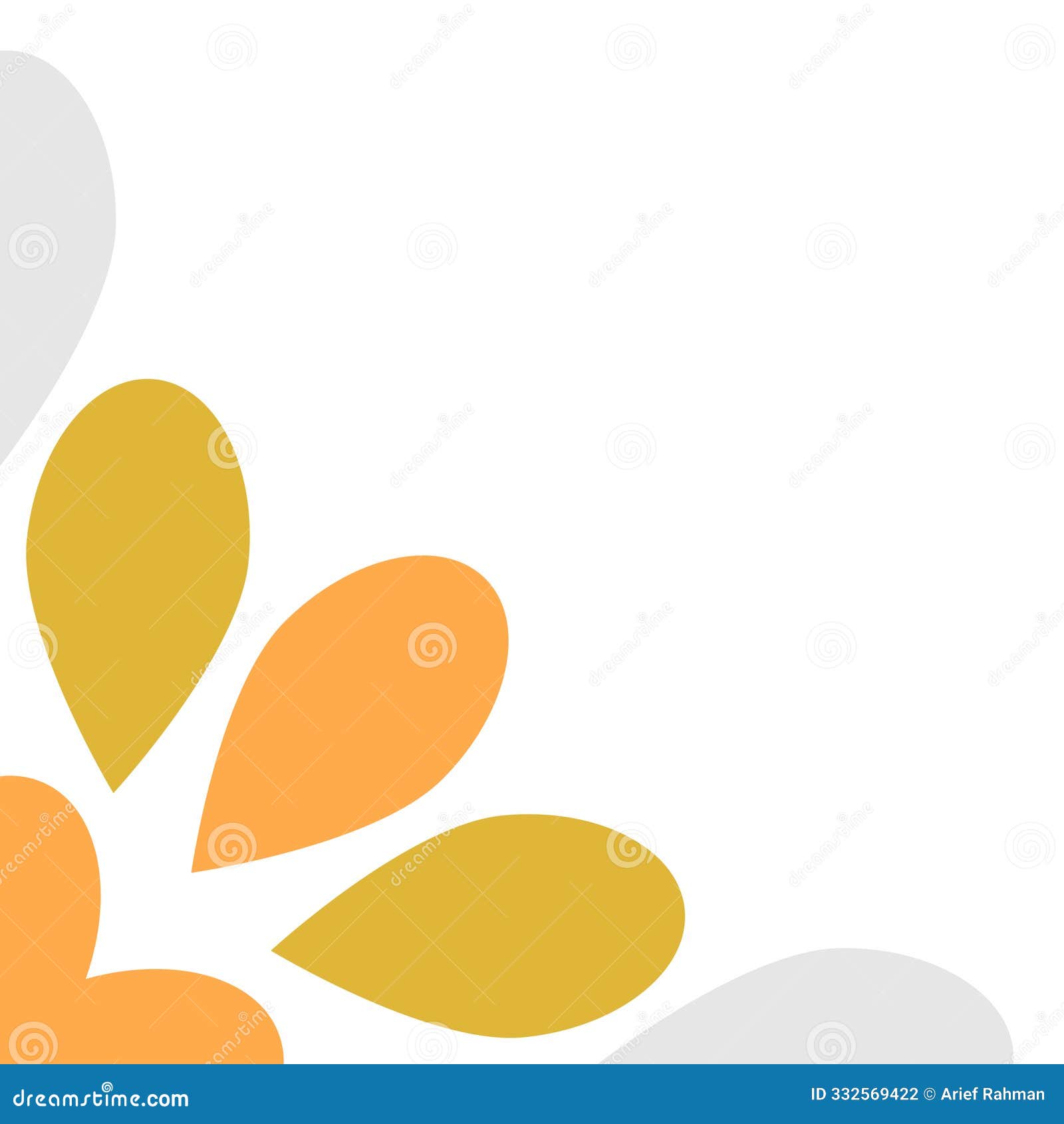 Natural Decorative Frame Corner Isolated on White Background Stock ...