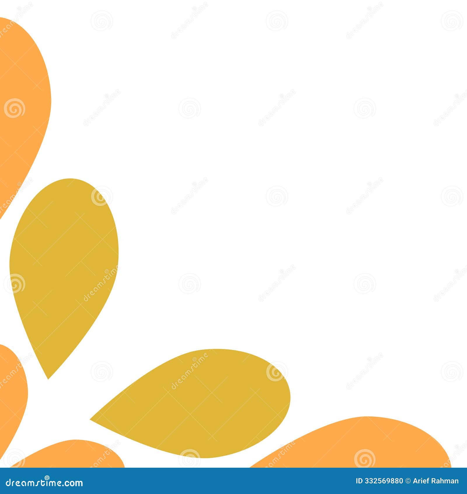 Natural Decorative Frame Corner Isolated on White Background Stock ...