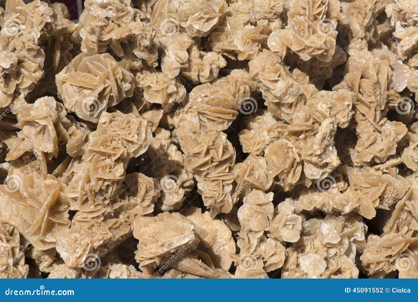 Desert Roses Form Crystallize As Minerals In Layers Of Sand Or Soil ...