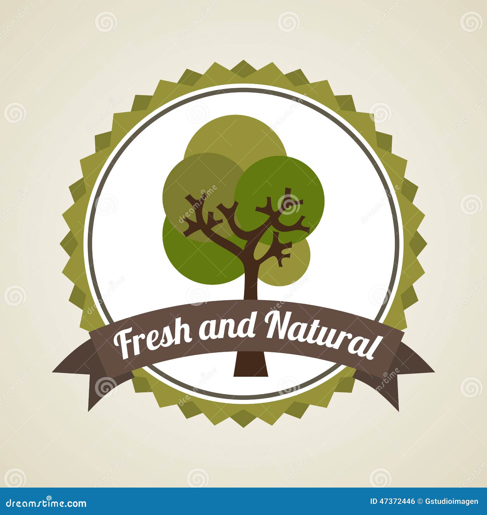 Natural design stock vector. Illustration of stamp, garden - 47372446