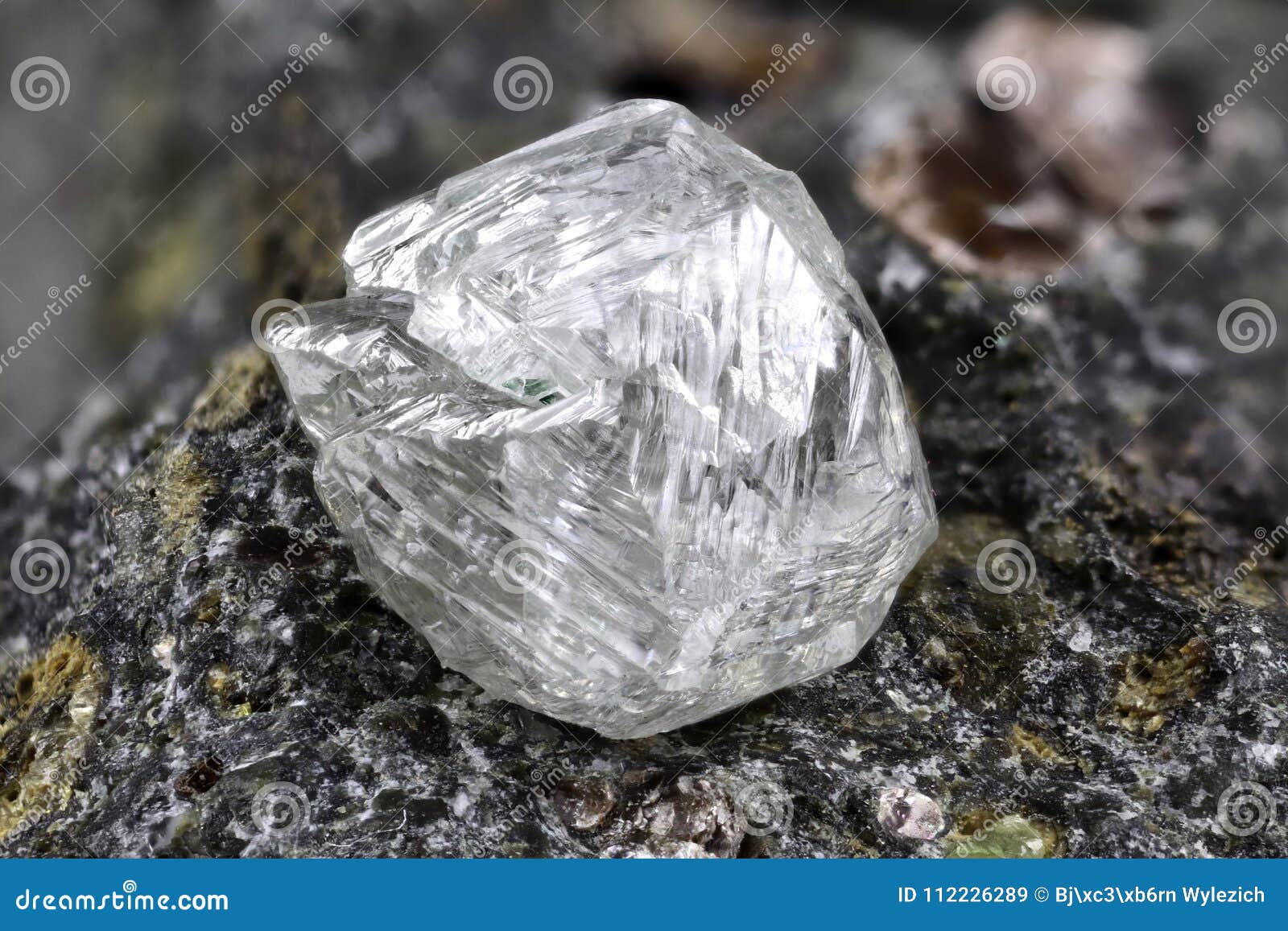 Natural diamond stock image. Image of precious, material - 112226289