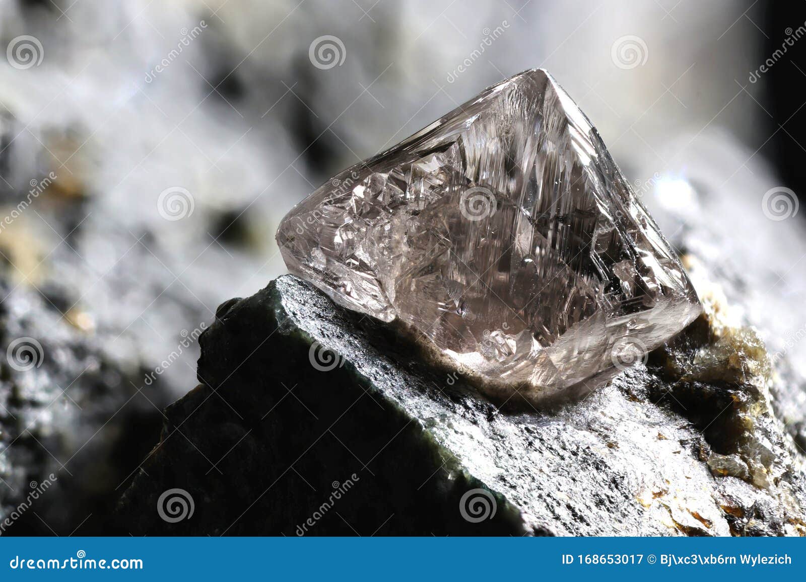 Natural diamond stock image. Image of octahedral, resource - 168653017