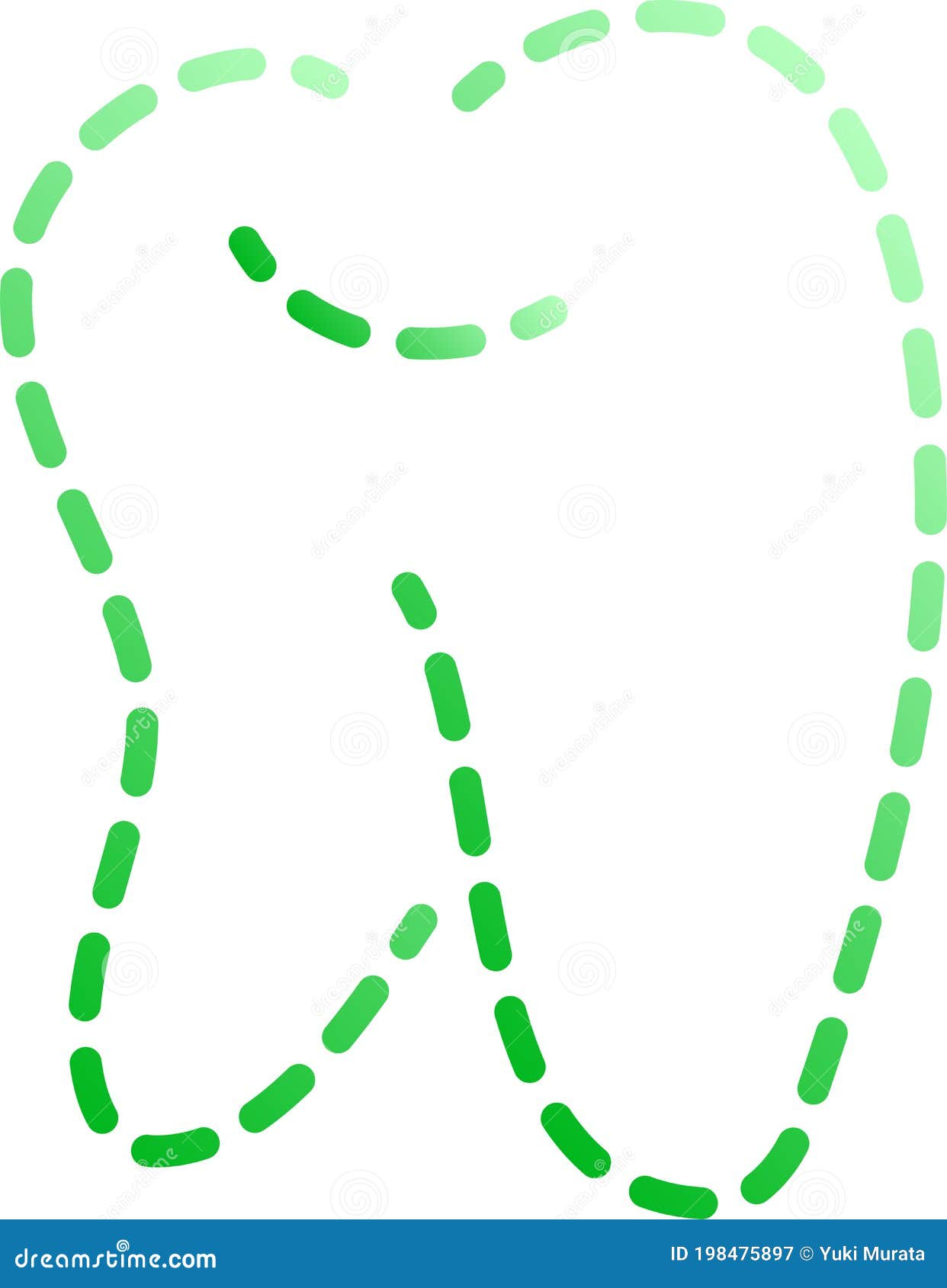 Natural Dot Line Drawing of Tooth Stock Vector - Illustration of wisdom ...