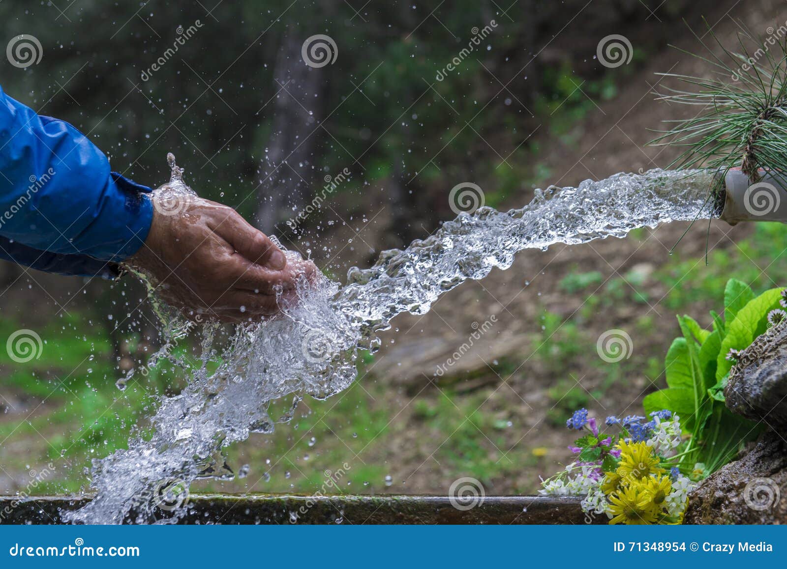 Natural drinking water stock photo. Image of clean, molecular - 71348954