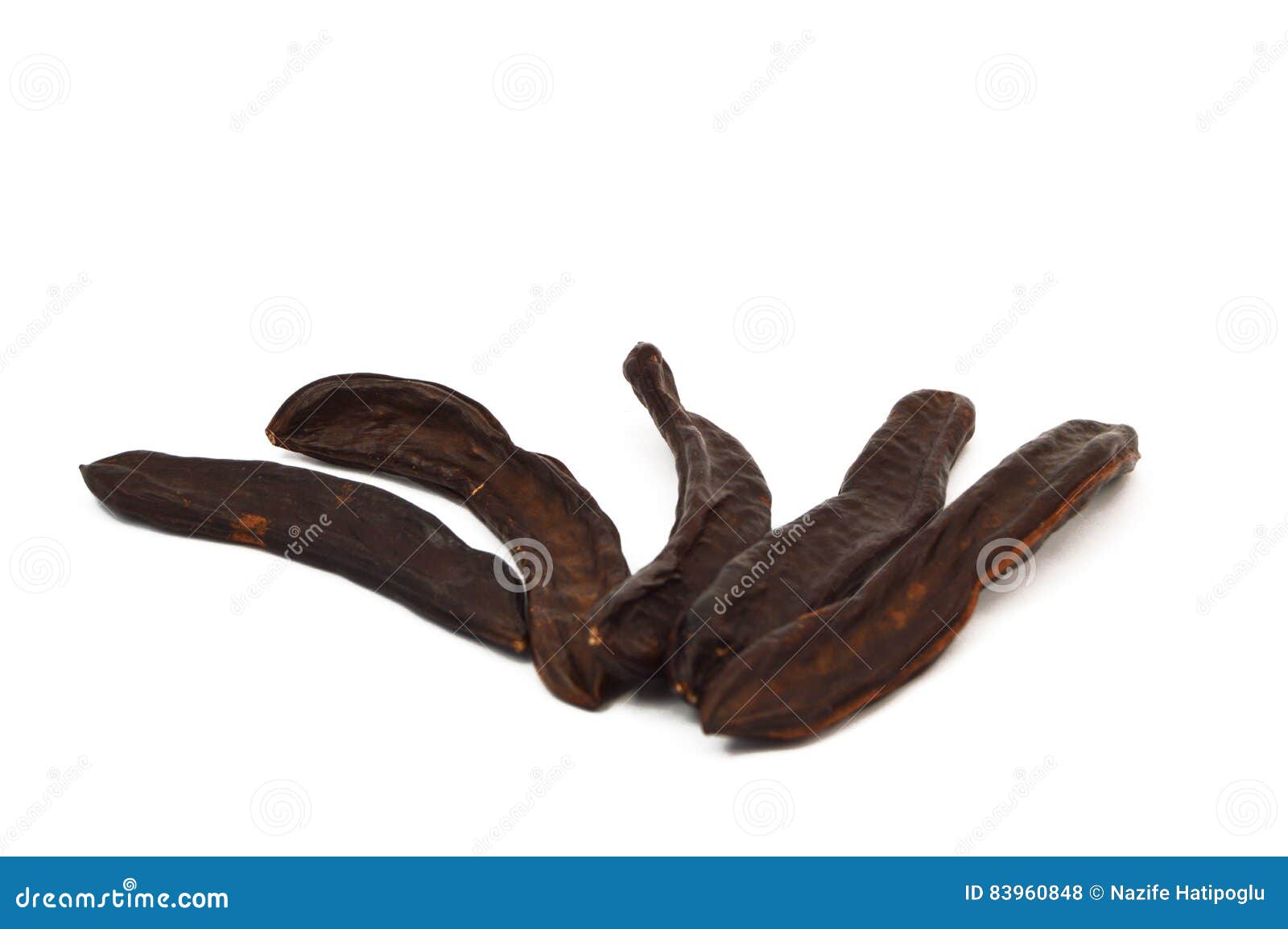 Natural dry carob stock photo. Image of background, natural - 83960848