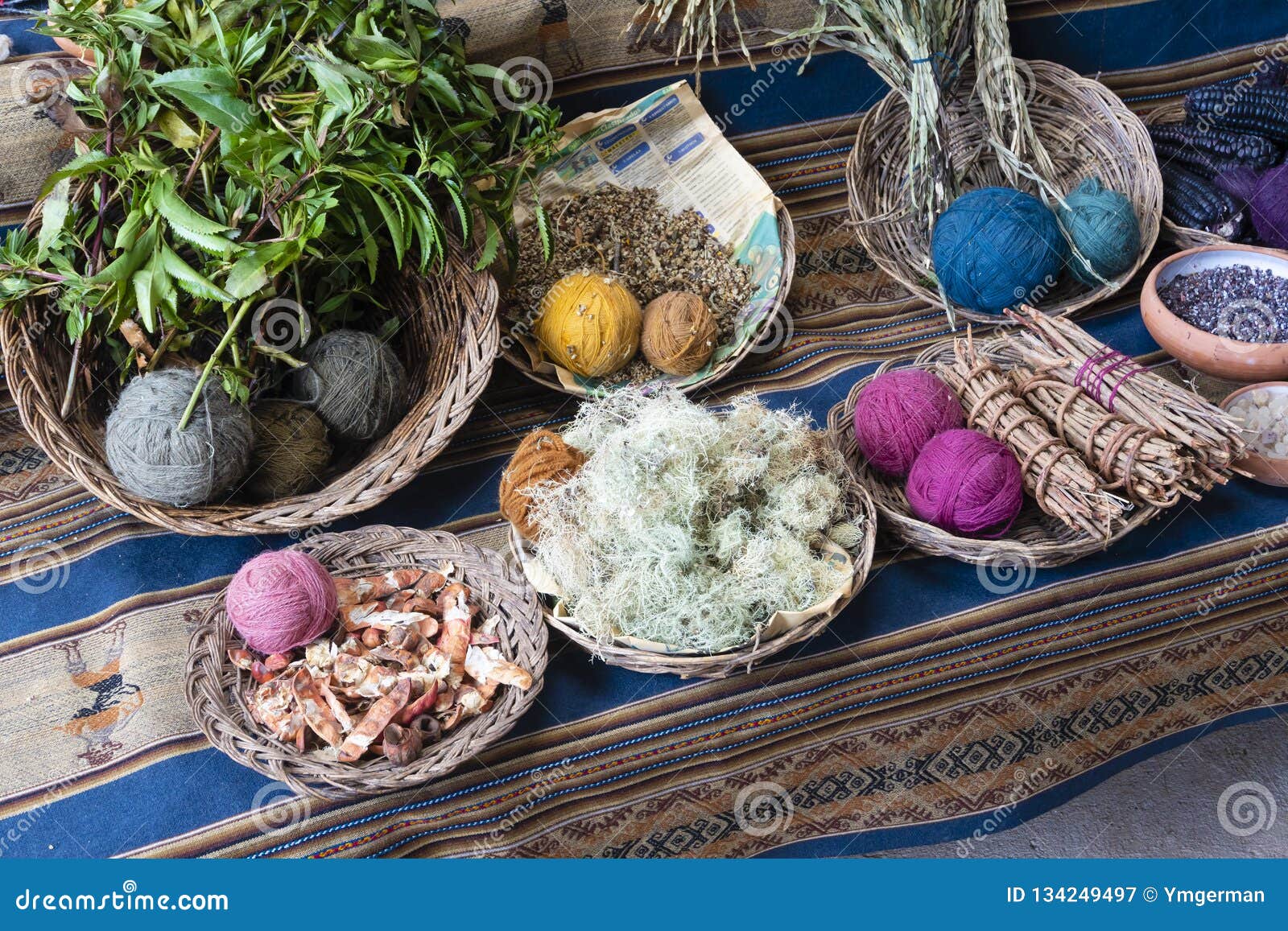Natural Dyes for Coloring Cloth Stock Image - Image of pigment, cloth ...