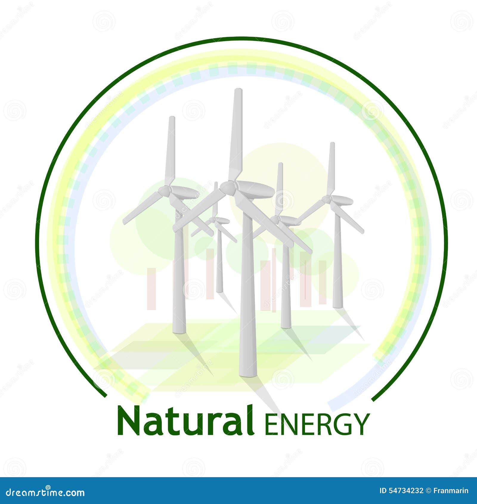 Natural energy logo stock vector. Illustration of energy - 54734232