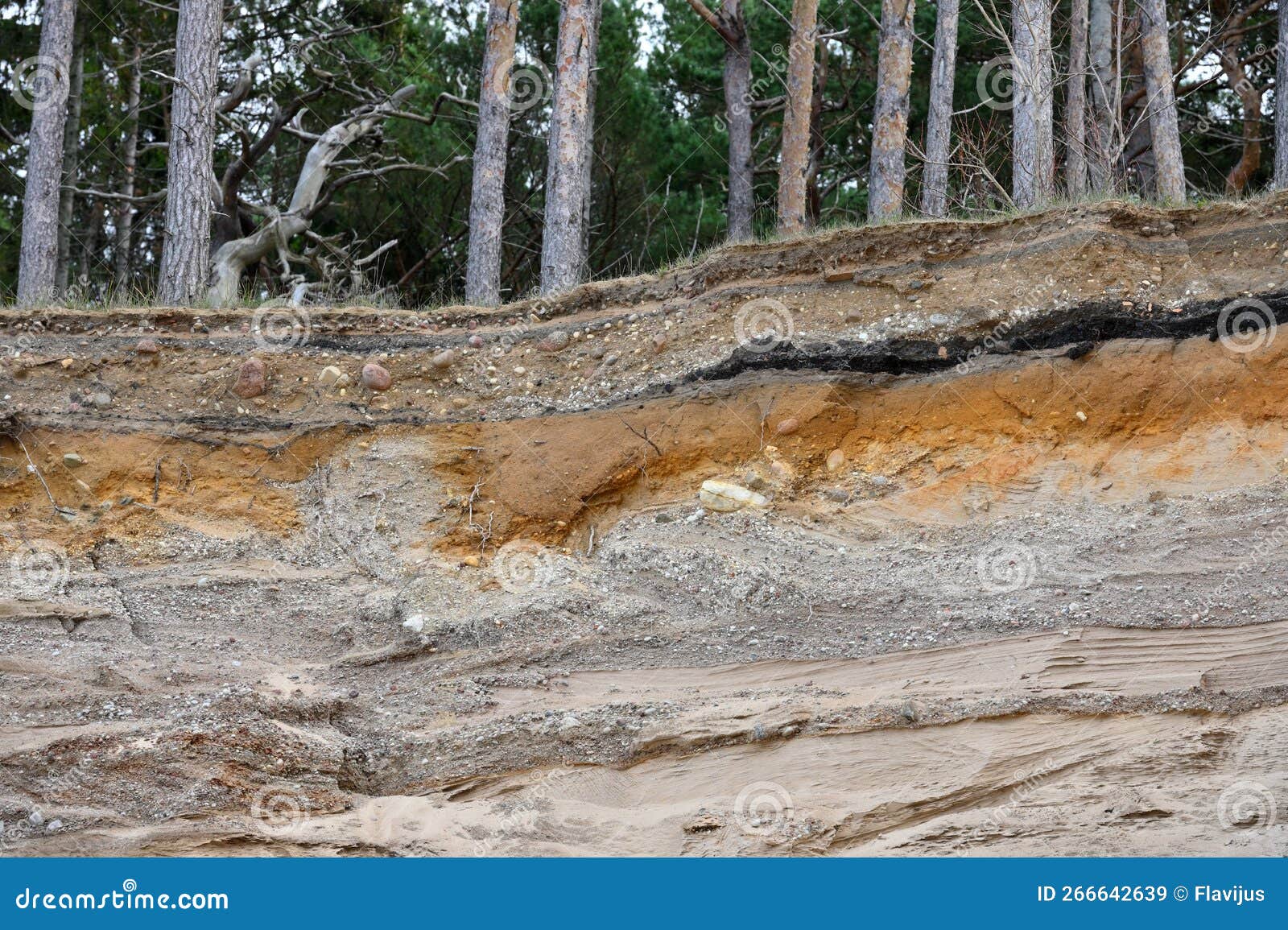 Natural erosion stock image. Image of ecotourism, recreation - 266642639