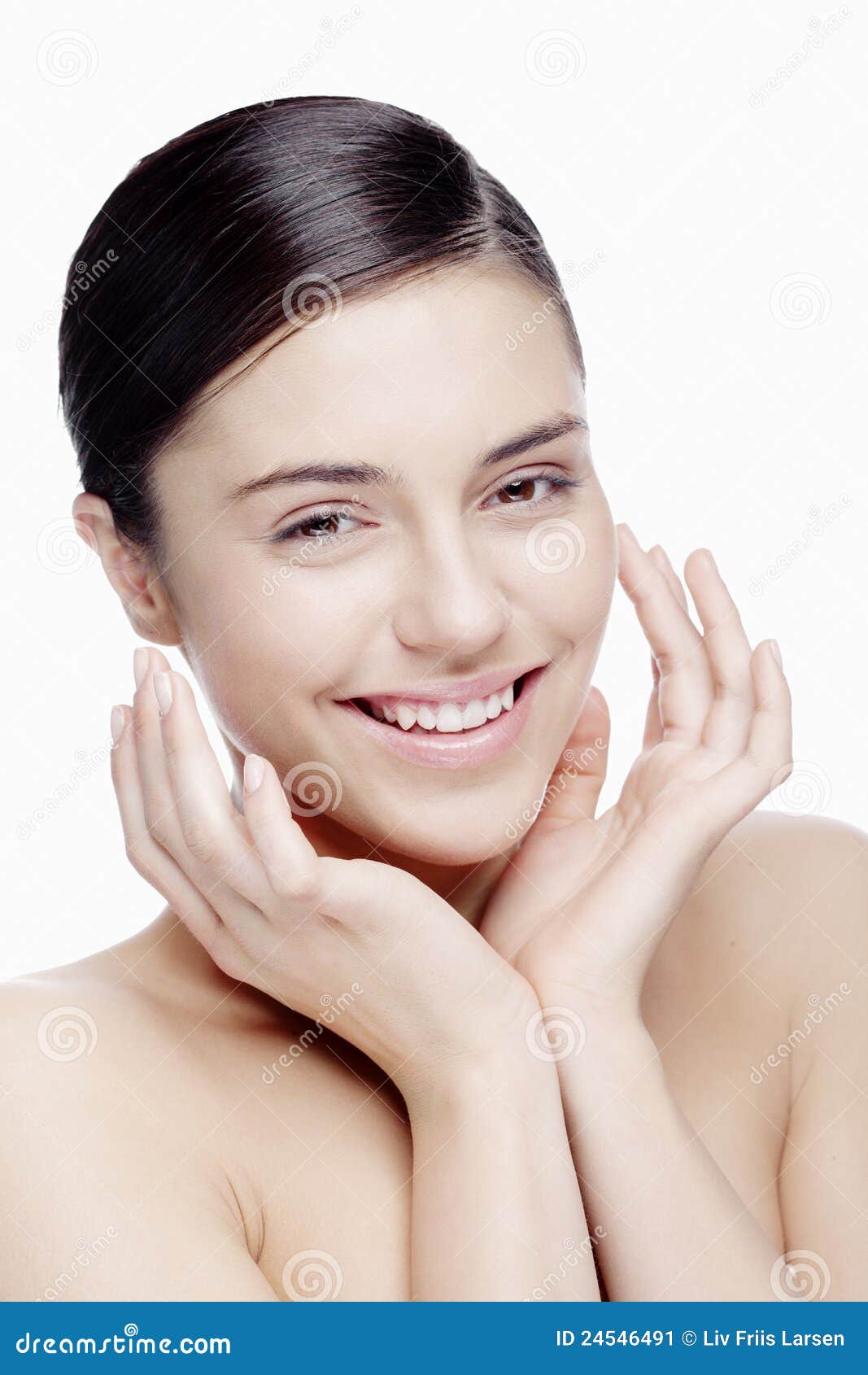 Natural face stock image. Image of shot, beauty, cosmetics - 24546491