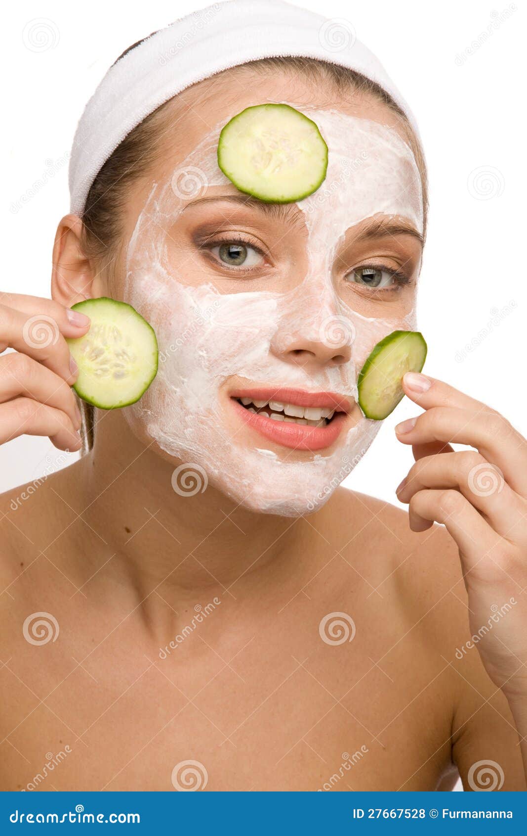 Natural face care stock photo. Image of human, isolated - 27667528
