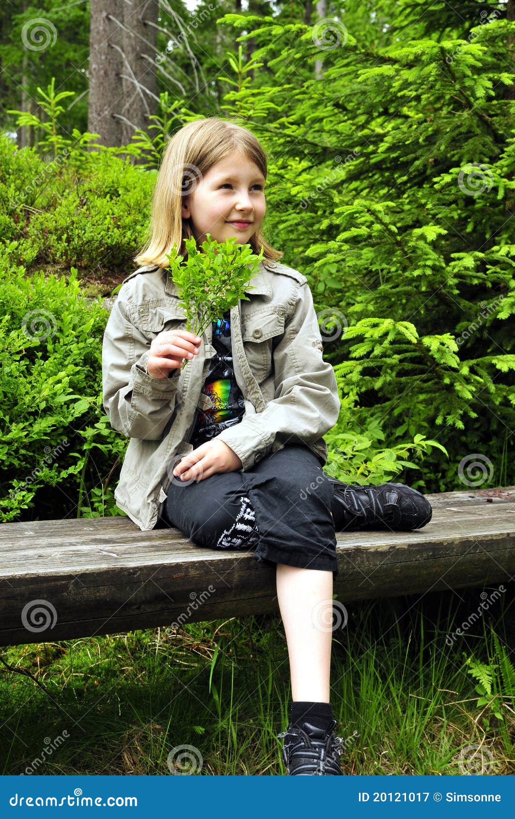 Natural forest child stock image. Image of nartur, recreation - 20121017