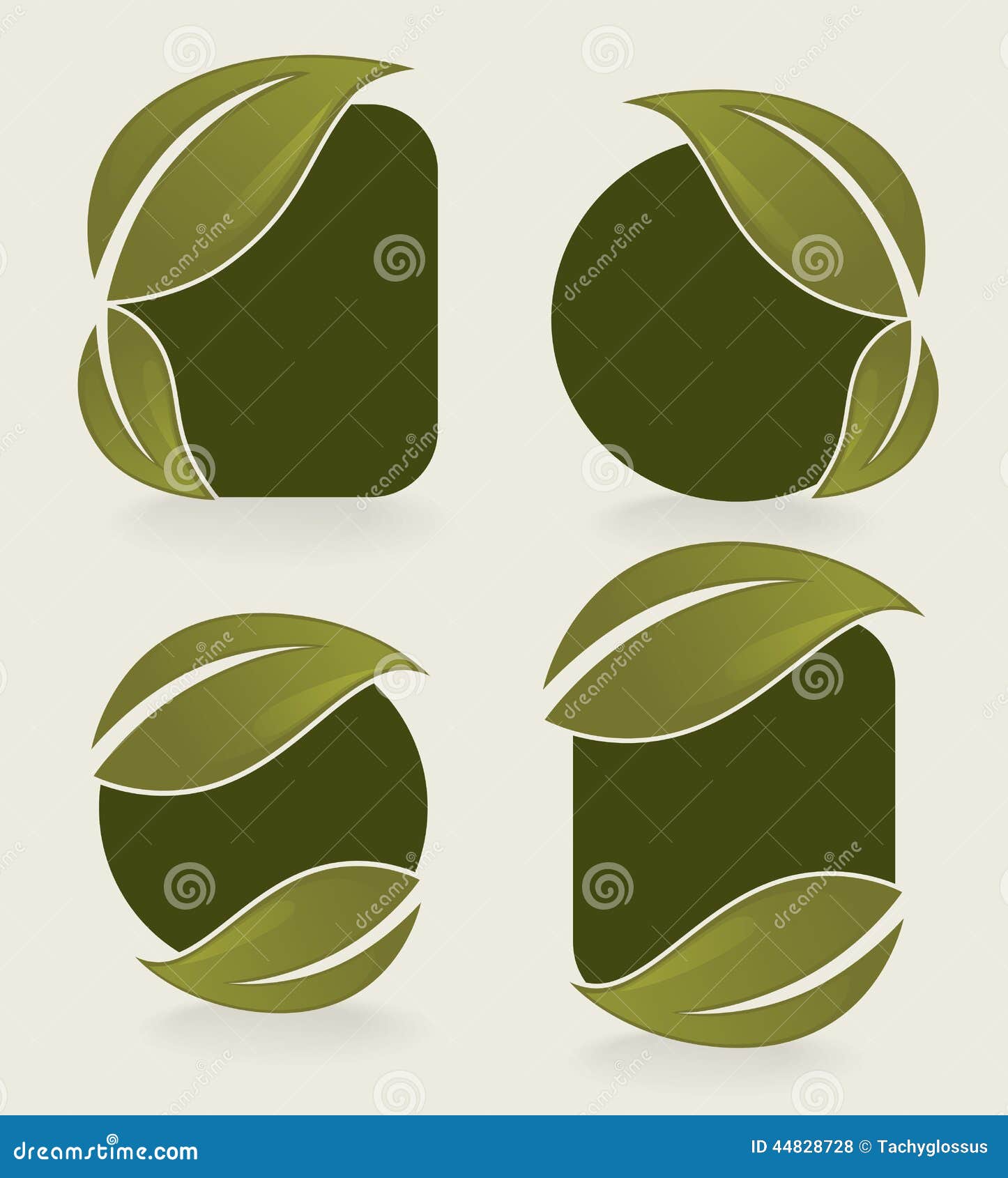 Natural forms stock vector. Illustration of flora, icon - 44828728