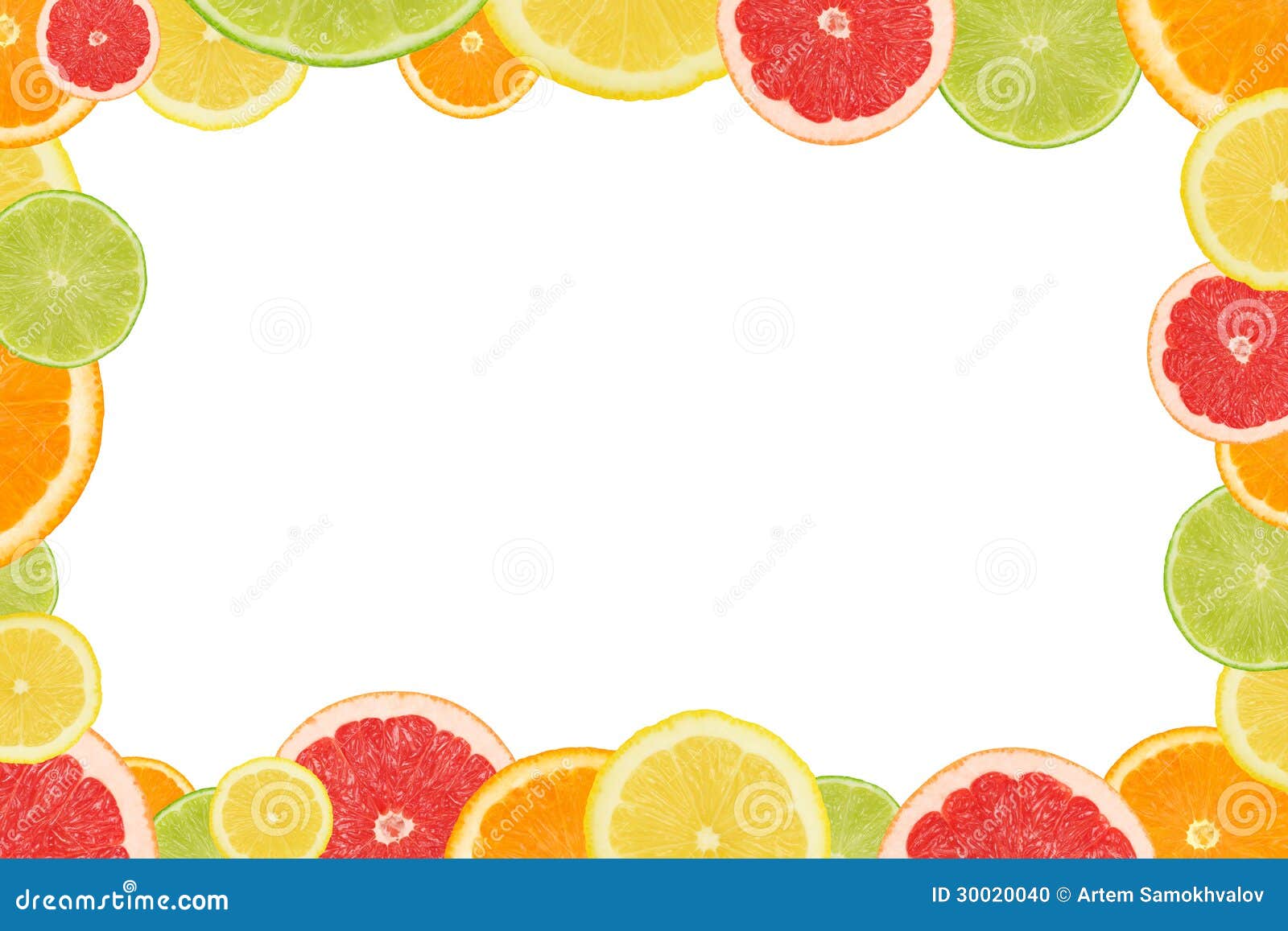 Citrus Frame Stock Photo - Image: 30020040