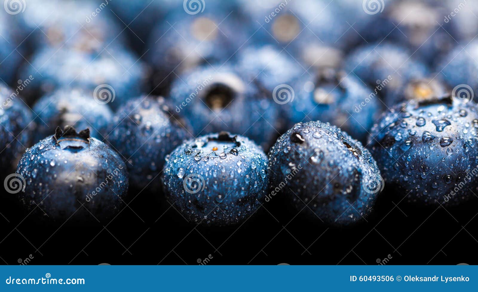 Natural Fresh Blueberries Closeup Stock Photo - Image of closeup ...