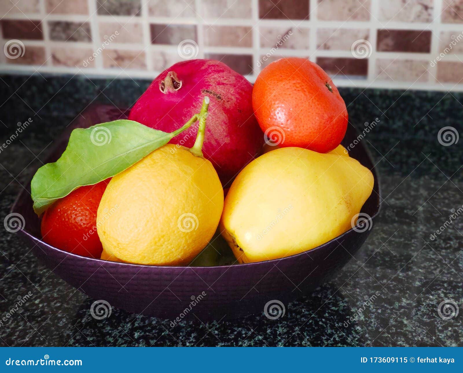 Natural Fresh and Delicious Fruit Cocktail Stock Image - Image of ...