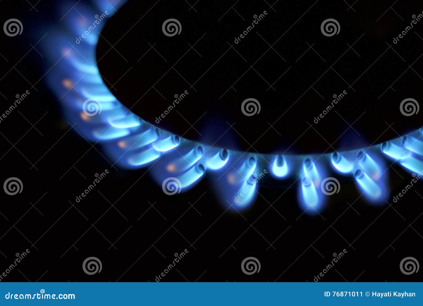 Natural gas blue flames stock image. Image of black, blue - 76871011