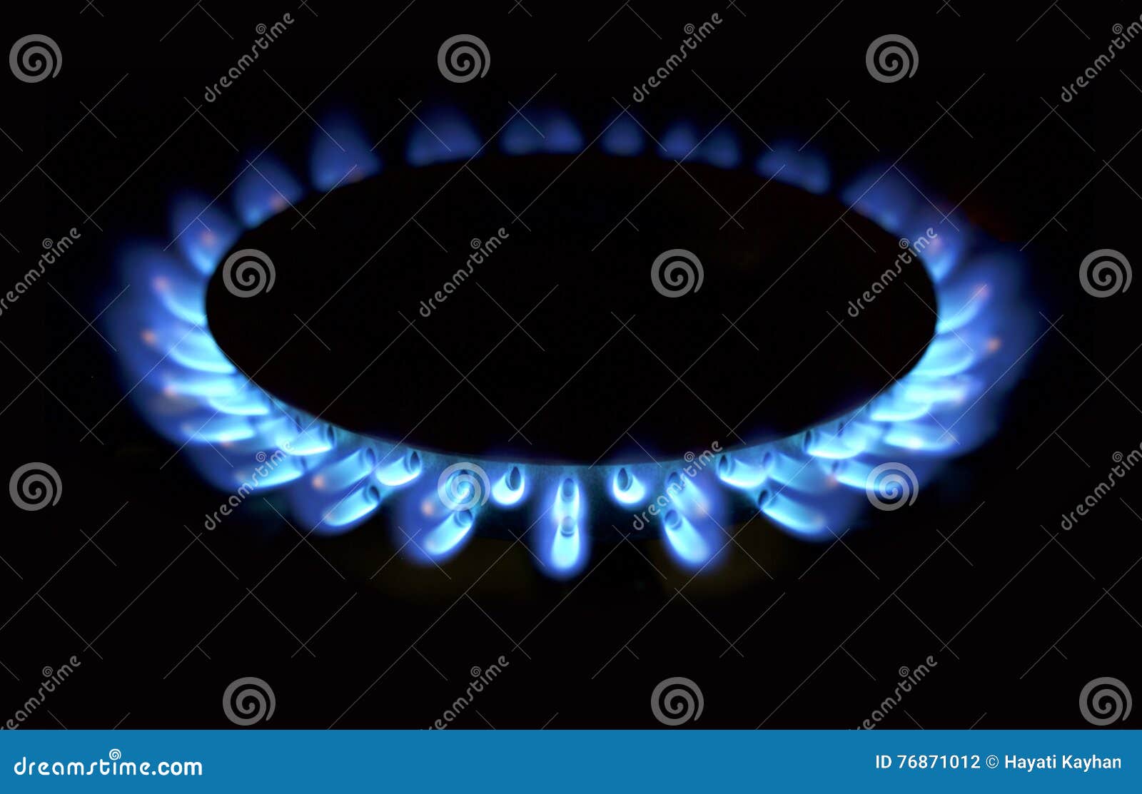 Natural gas blue flames stock photo. Image of burn, glow - 76871012