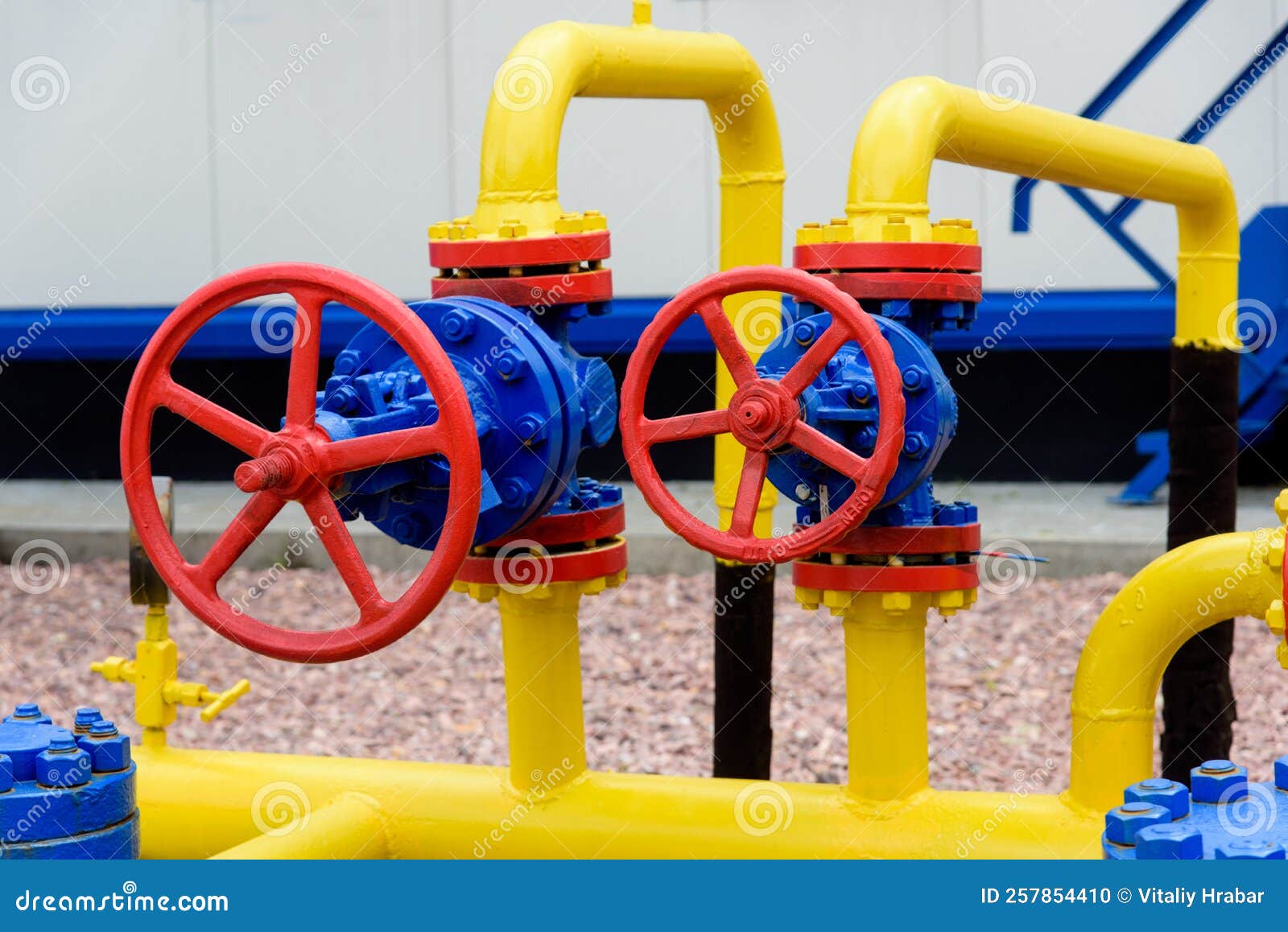 Natural Gas Compressor Suction Control Valve Stock Photography ...