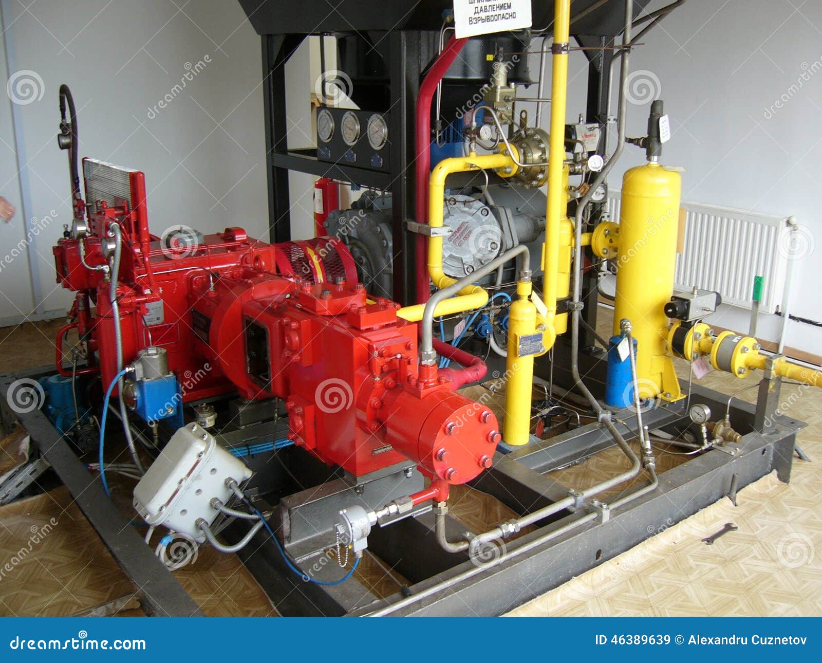 Natural Gas Compressor Suction Control Valve Stock Photography ...