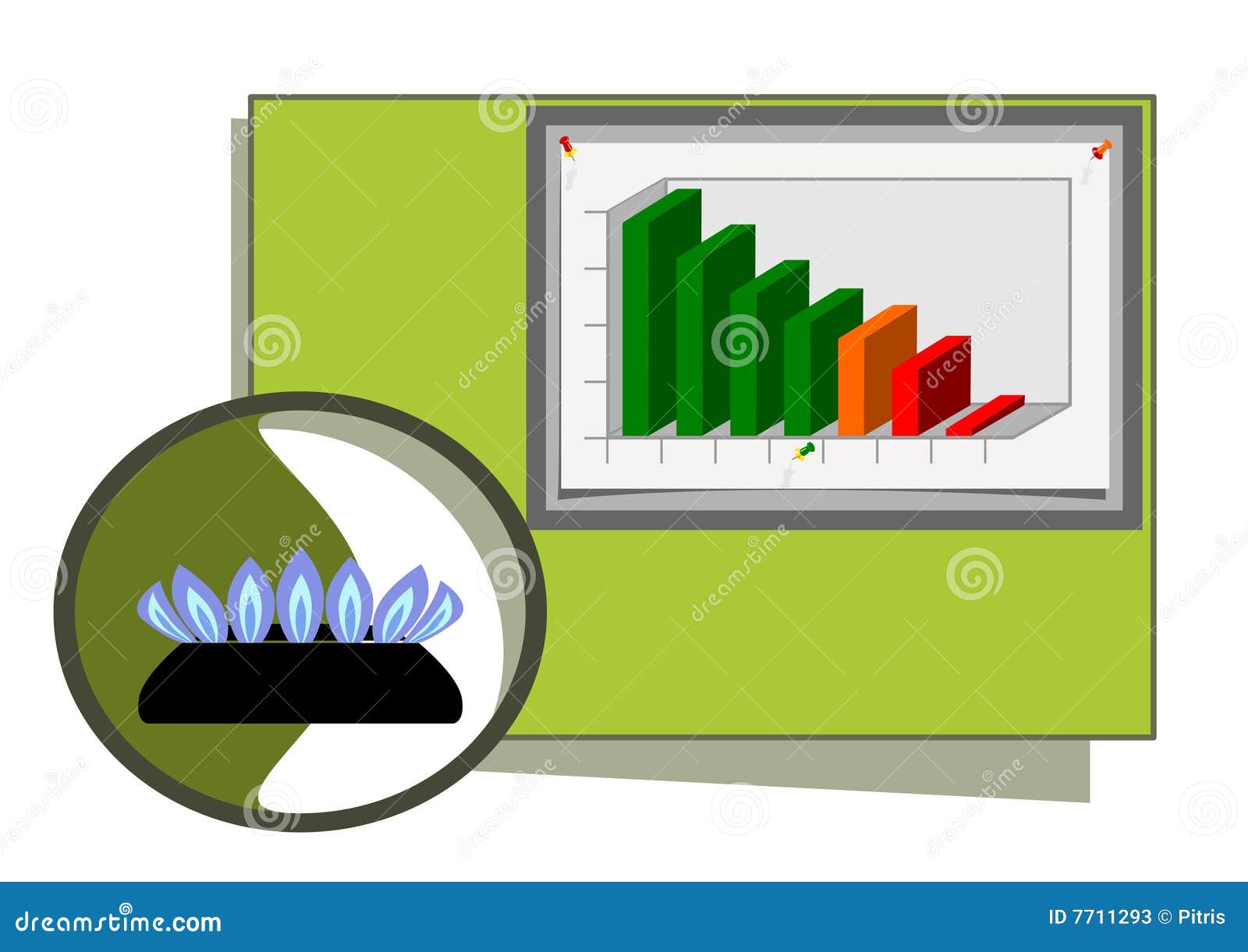 Natural Gas Diagram stock vector. Illustration of distribution - 7711293
