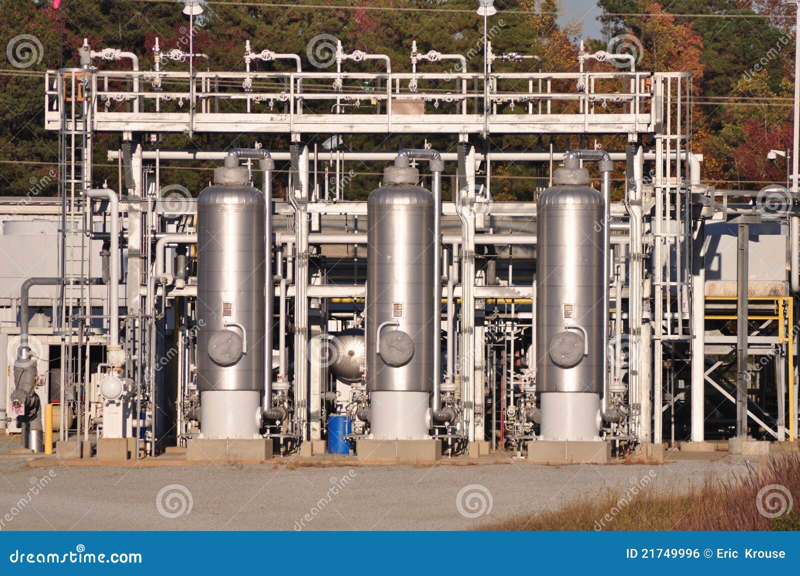 Natural Gas Distribution Center Stock Photo - Image of construction ...