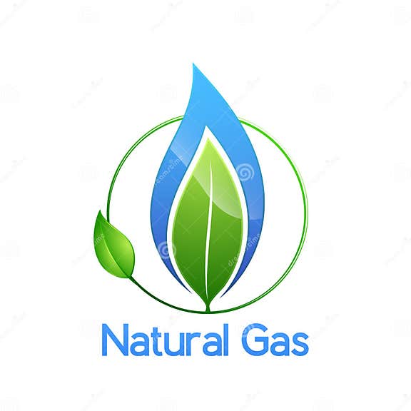 Natural gas logo stock vector. Illustration of fuel, energy - 88332129