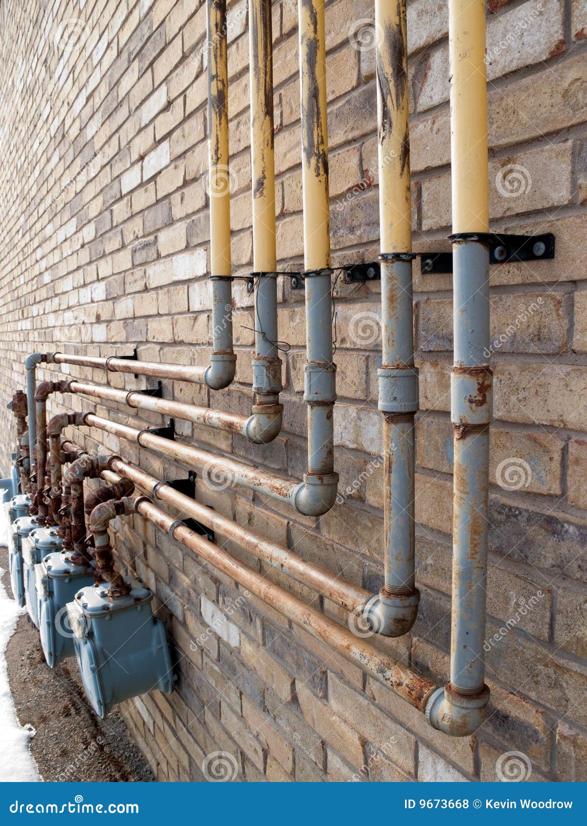 Natural Gas Pipes stock photo. Image of fuel, color, elbow - 9673668