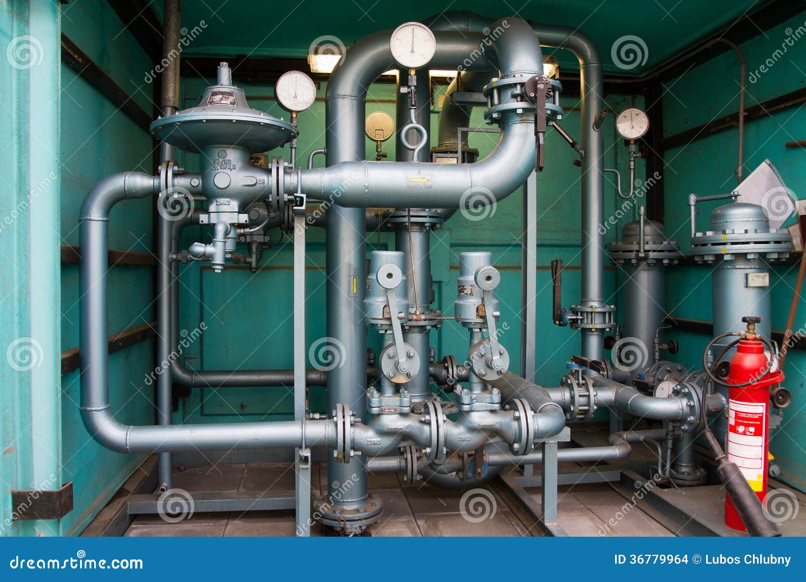 Natural gas pipes stock photo. Image of heat, industrial - 36779964