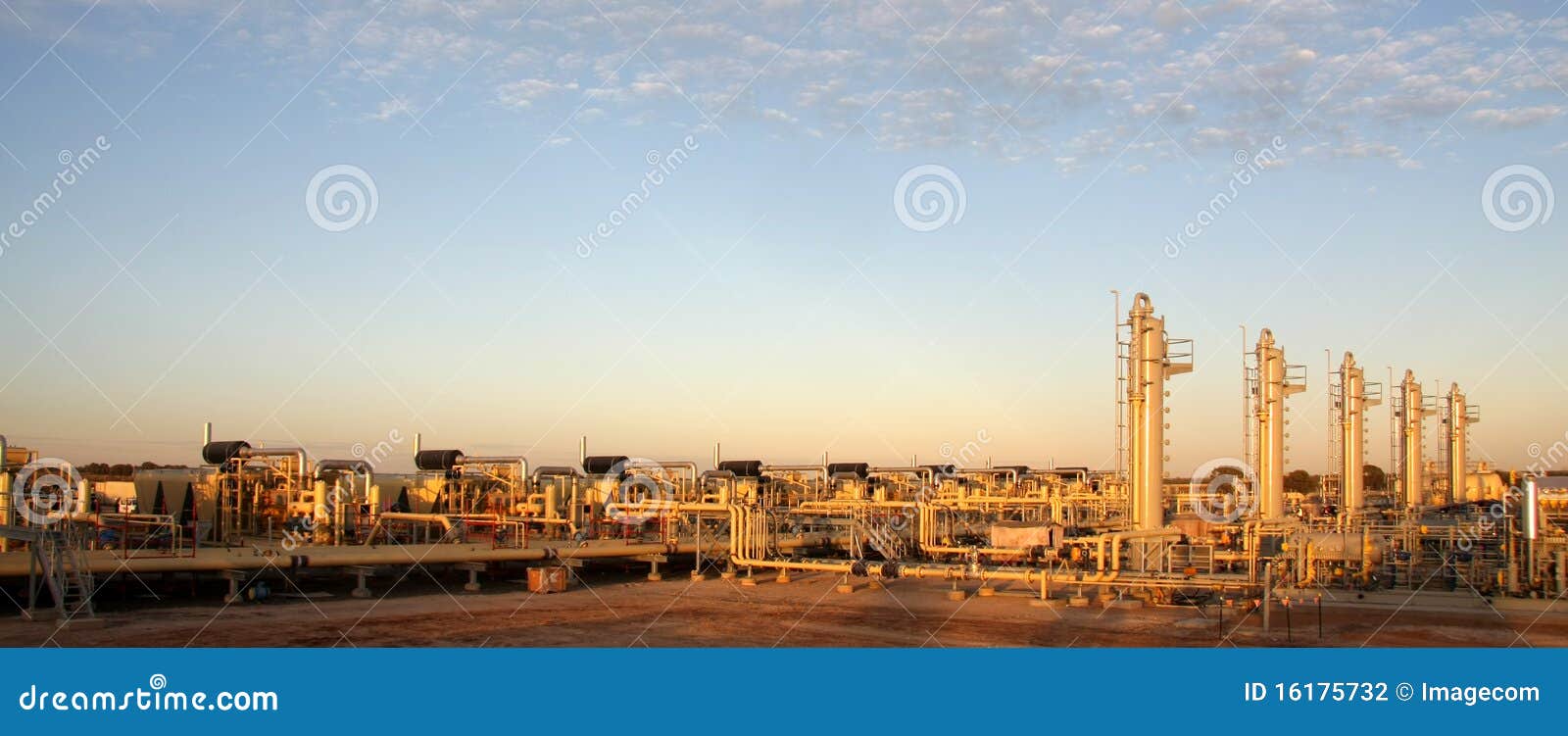 Natural gas power plant stock photo. Image of outside - 16175732