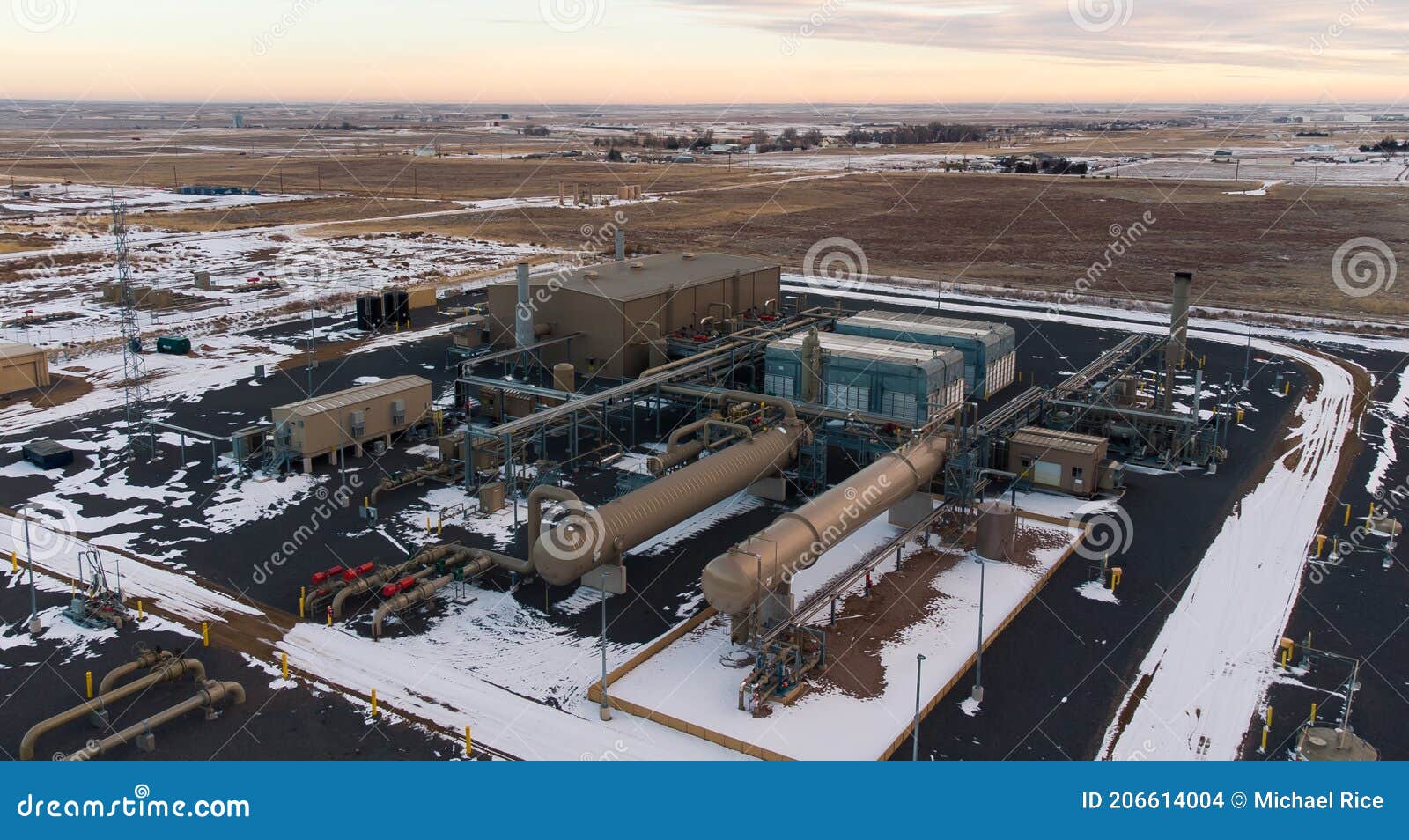Natural gas power plant stock photo. Image of plant - 206614004