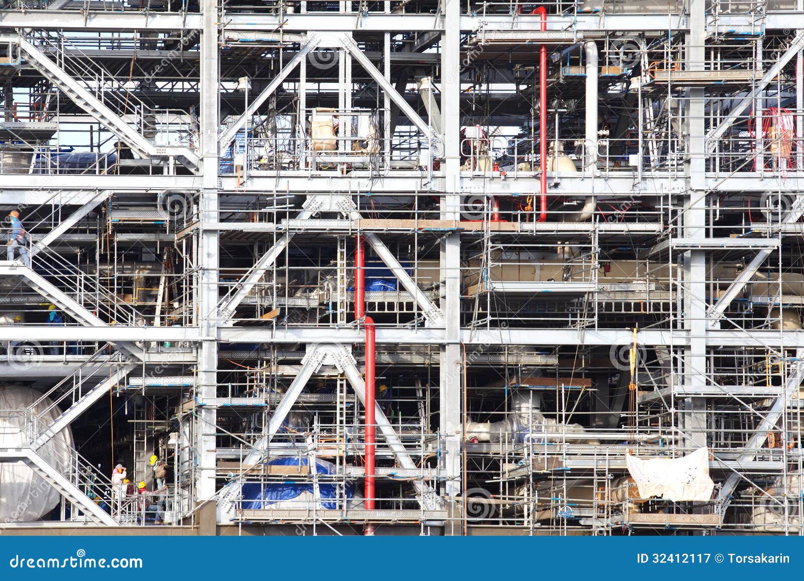 Natural Gas Processing Site Stock Image - Image of physical, natural ...