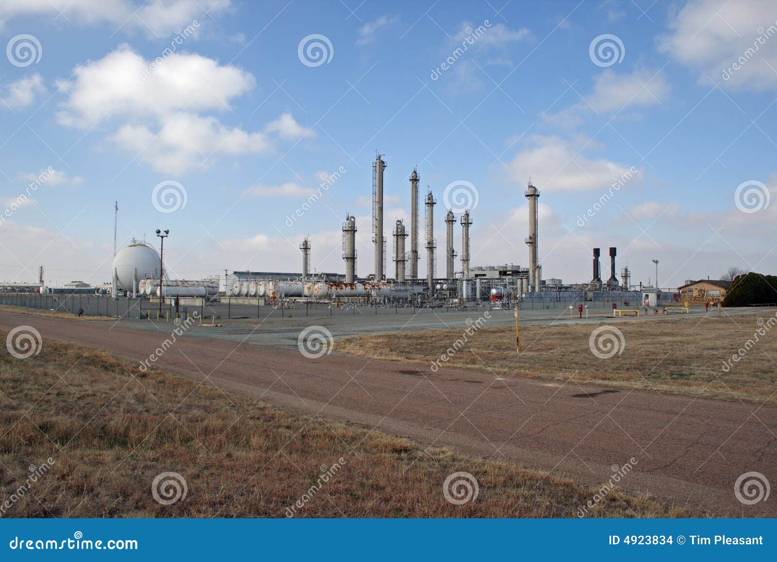 Natural Gas Storage and Transfer Facility Stock Photo - Image of ...
